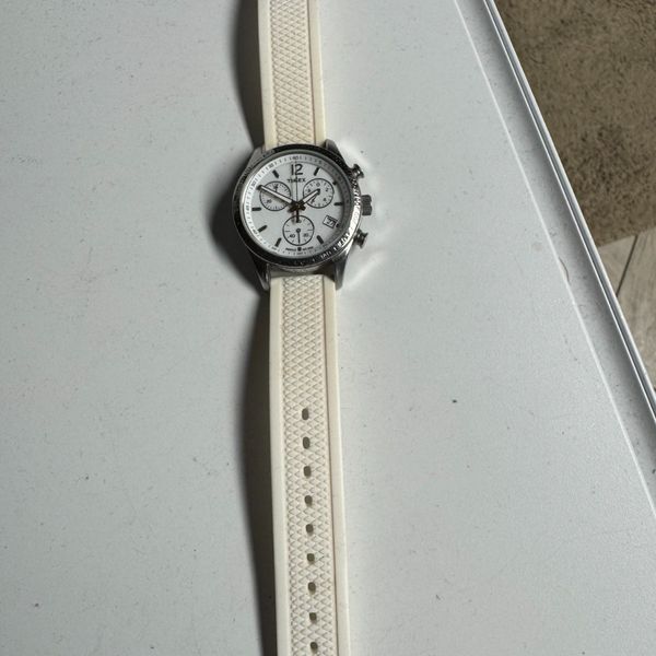 Timex 2002 Chronograph 36MM Quartz Watch New Battery Runs Good ...