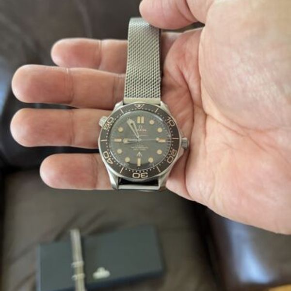 Omega Seamaster James Bond 007 No Time to Die Titanium 42mm 210.90.42 ...