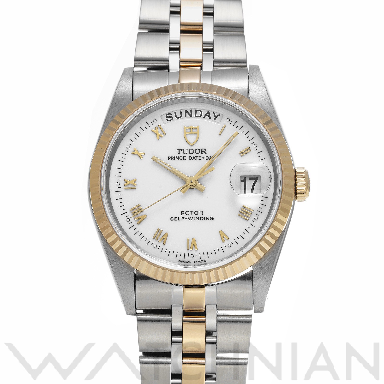 [Used] Tudor / Tudor TUDOR Prince Date Day 76213 White Men's Watch ...