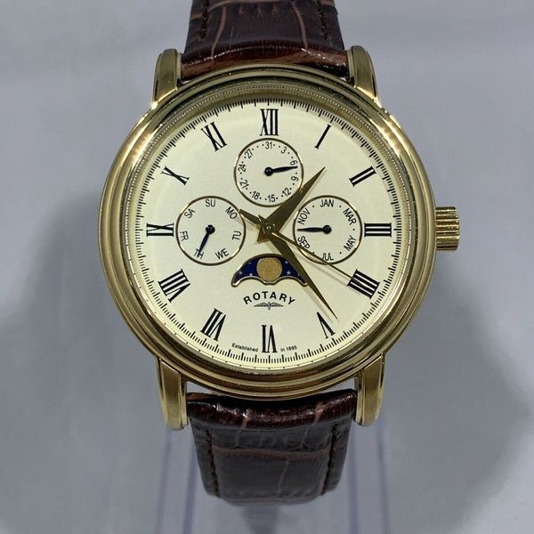 ROTARY MOON PHASE GS00124/03 GENTS WATCH | WatchCharts Marketplace