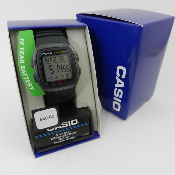 Casio Men's Illuminator Sport Digital Chronograph Watch - W96H-1BV ...