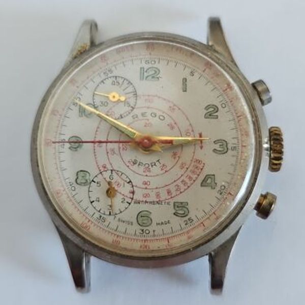Vintage Rego Sports Men's Watch For Parts Or Not Working Conditions ...