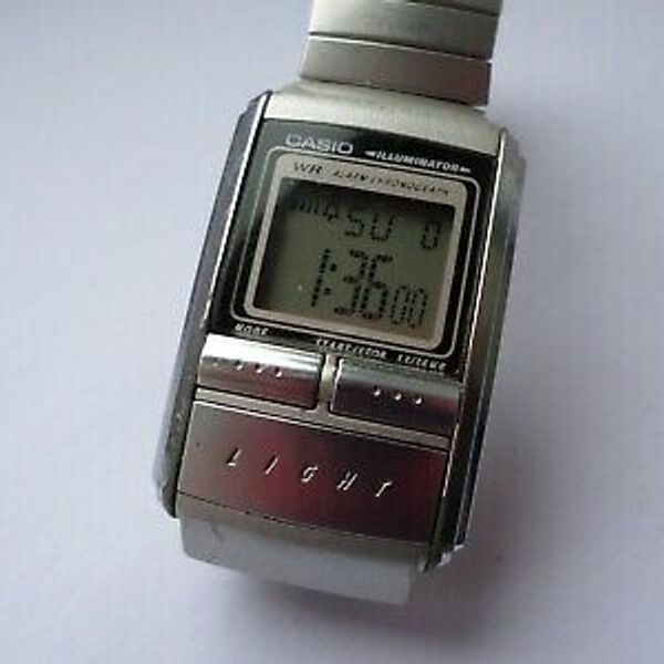 Vintage Digital Casio wrist watch 1605 A200 illuminator working with ...