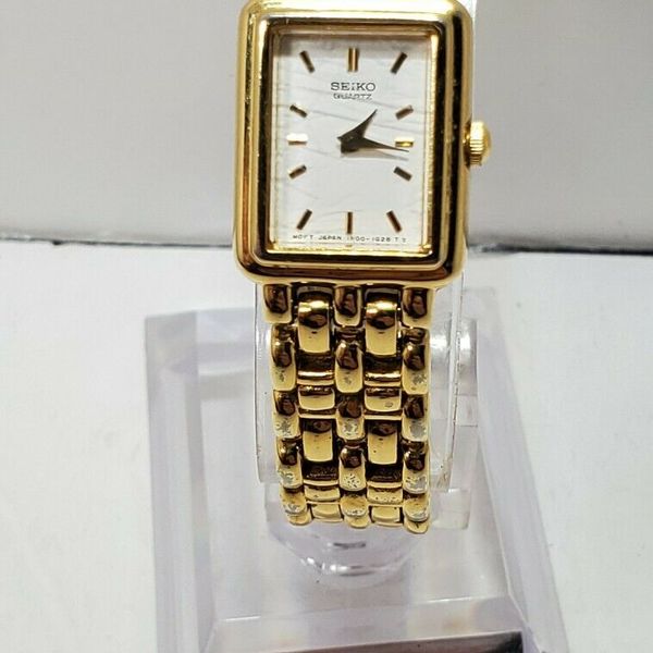 Seiko 1N00-5D80 Gold Tone Quartz Analog Ladies Watch | WatchCharts ...