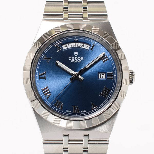 [Used] A product Tudor / Tudor Royal Watch 28600 Blue Roman Men's ...