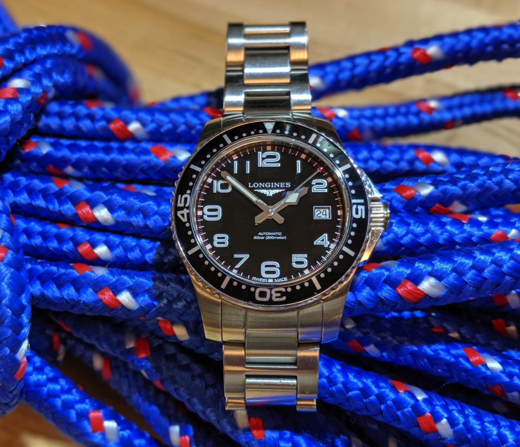FS: Longines Hydroconquest Auto 39mm Arabic Black (Full Kit ...