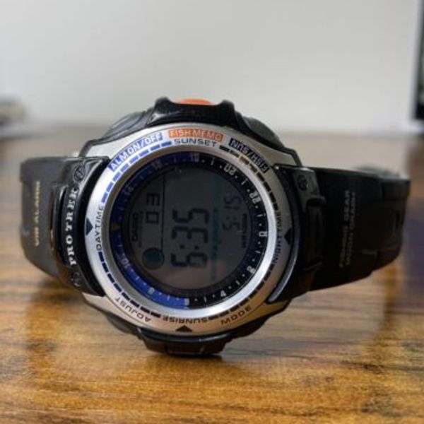 CASIO PROTREK FISHING GEAR PRS-400-1JF Men's Digital Watch Used ...