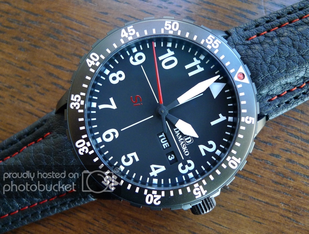 Damasko DK10 all Black 52 hr power reserve w in-house movement ...