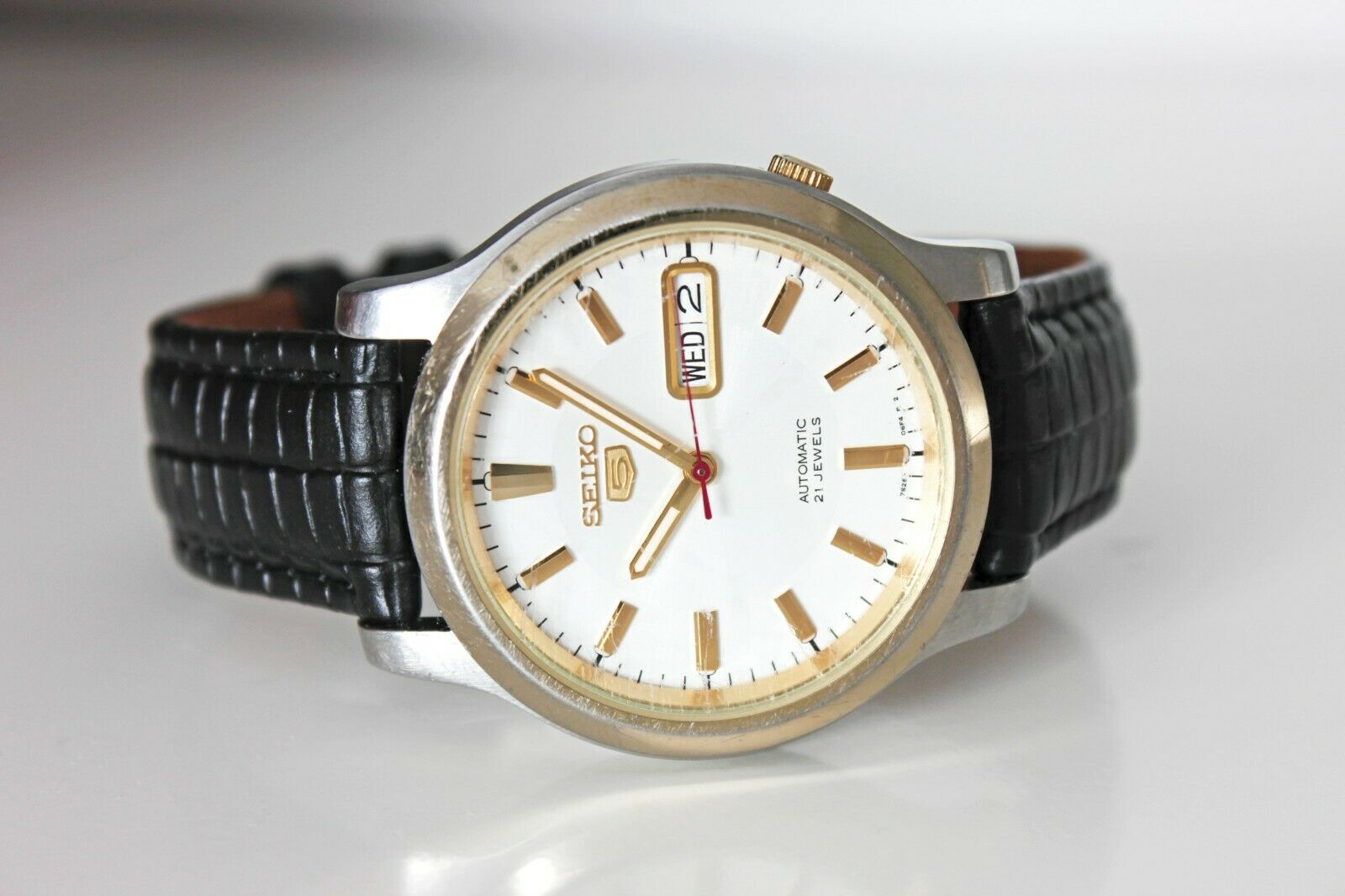 Seiko 5 Automatic 7S26-02J0 Mens Watch SNK790 Style 21 Jewels ...