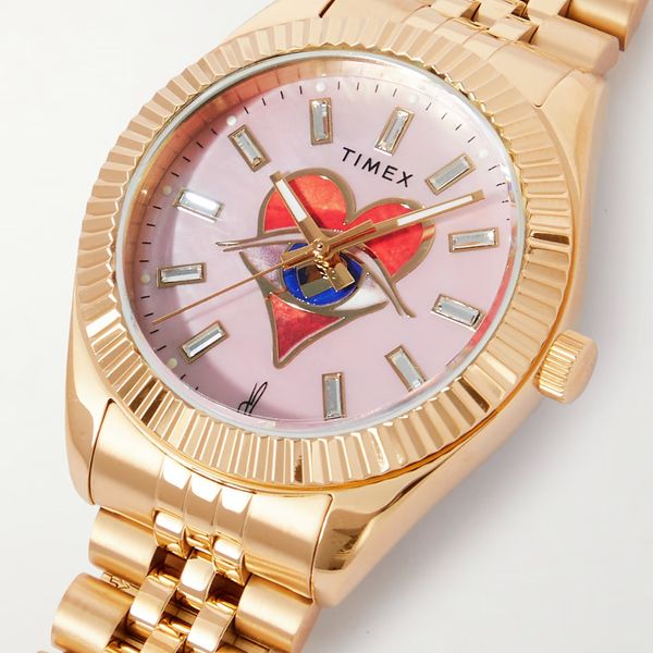 TIMEX x Jacquie Aiche Legacy Lapis Tribe Eye 36mm GOLD heart ...