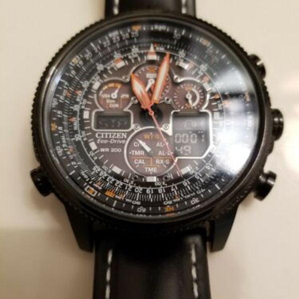 Citizen Promaster Navihawk A-T Eco Drive Black Dial Men's Watch JY8035 ...