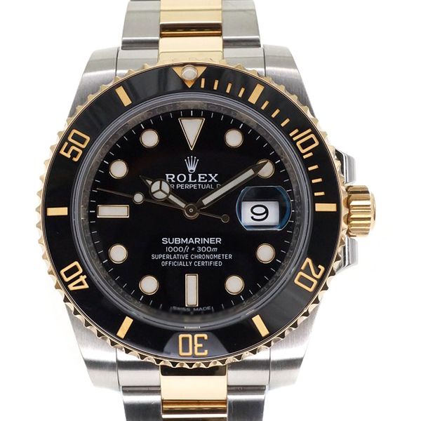 ROLEX 116613LN Submariner Date Combination Automatic Men's Divers 300m ...