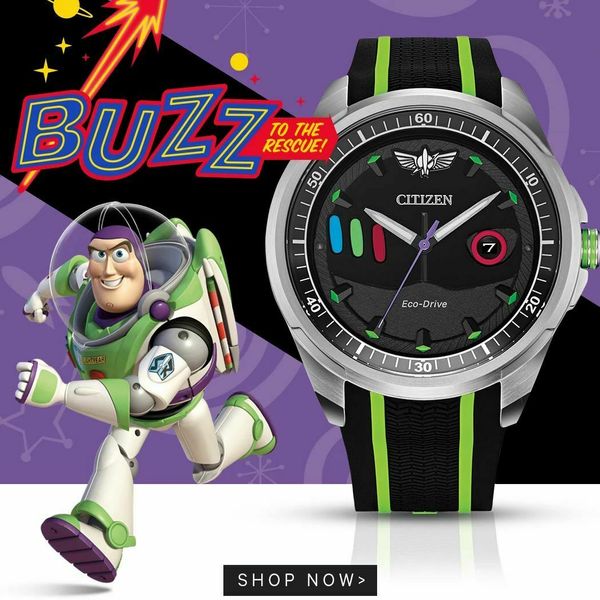 Citizen Disney Pixar Toy Story Buzz Lightyear Limited Edition Watch ...