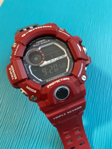 Casio G-Shock GW9400RD-4 Limited Edition Rangeman Red Series Watch ...