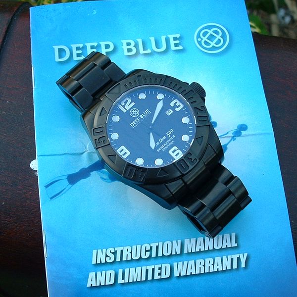 FSOT: Deep Blue MARINE DIVER 500 PVD Black/Black | WatchCharts Marketplace