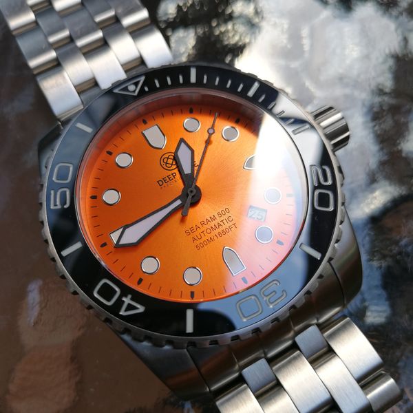 Deep blue sea ram 500 auto orange | WatchCharts Marketplace