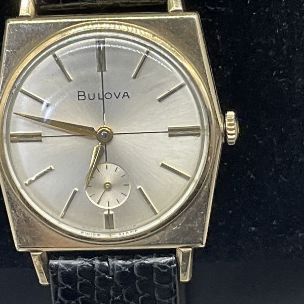 Classic Bulova M8 - 1968 Mens Watch - Runs Great - 10K RGP Bezel ...