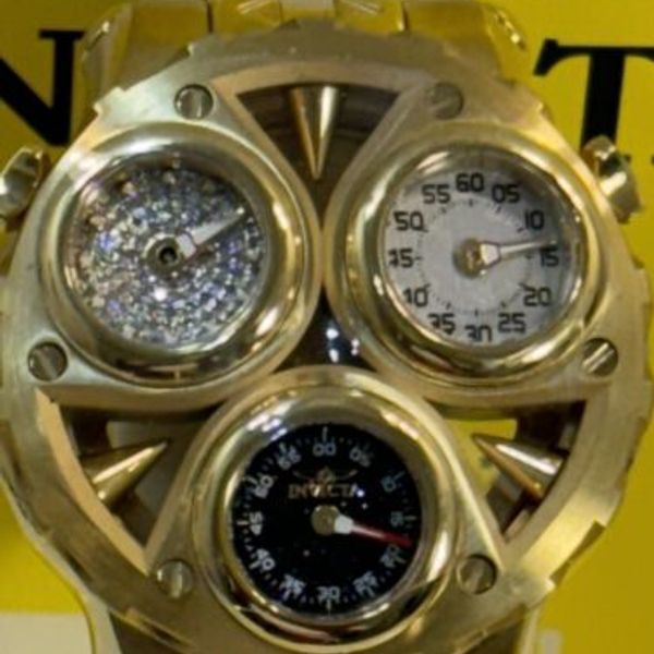 invicta mens watch / CERBERUS ð DIAMONDS ,METEORITE ,SANDSTONE DIALS ...