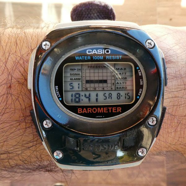 Casio ProTrek BM-610 barometer rare watch | WatchCharts Marketplace