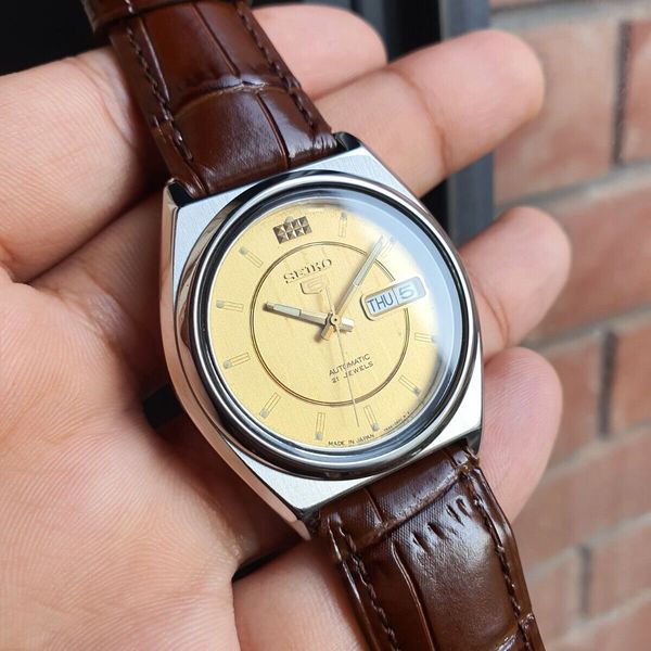 Seiko 5 SKXS91 1999 Golden Textured Sunburst dial Ultra Rare JDM ...