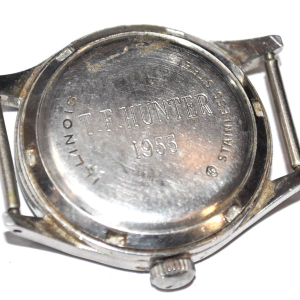 Hamilton ILLINOIS ETA 1256 Power Reserve Automatic Stainless Steel ...