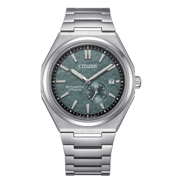 Citizen Automatic Watch Super Titanium Green Dial Small Seconds NJ0180 ...