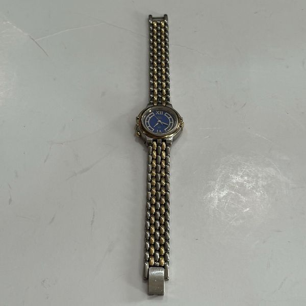 Vintage Timex Indigo Watch Blue Face Water Resistant Needs Battery ...