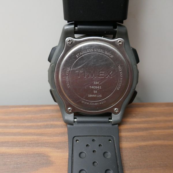 NEW BATTERY Timex T40941 Men's Expedition Chrono Digital Grey Resin ...