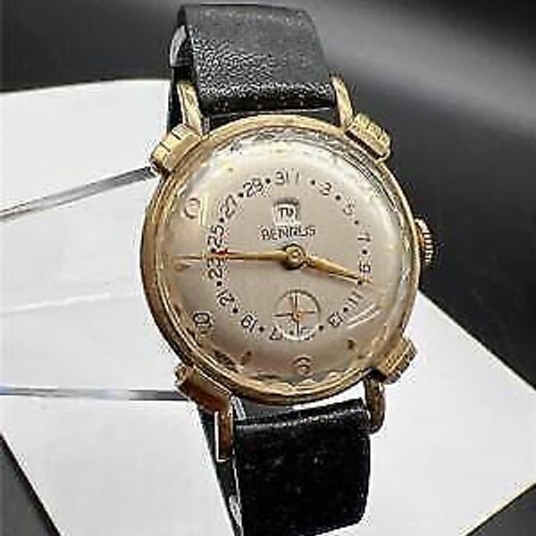 Vintage Benrus 10K GF Men's Watch CE13 17j Swiss Pointer Date ...
