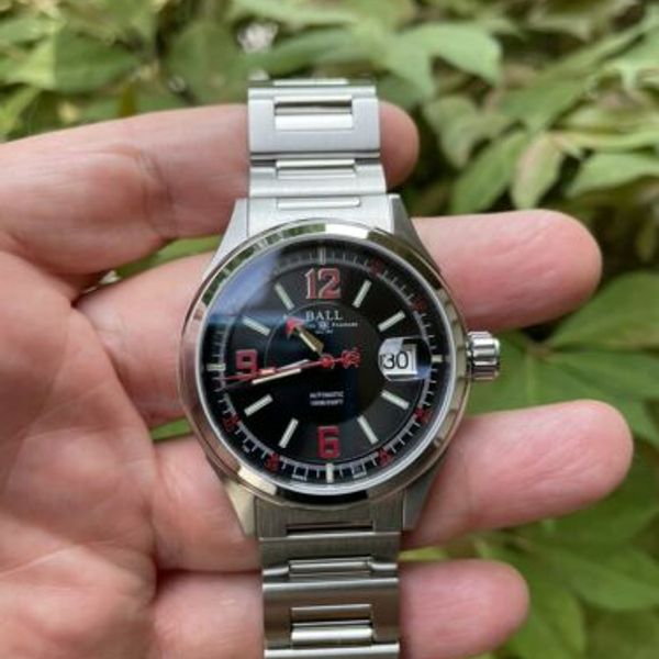 Ball Fireman Racer NM2088C 40mm Black/Red Dial Automatic Watch ...