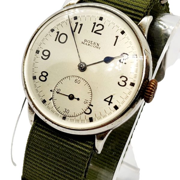 Vintage Rolex Marconi Jumbo 40 mm Silvered Dial | WatchCharts Marketplace