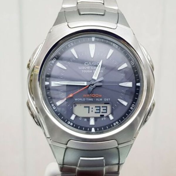 Casio Mens Watch Wave Ceptor Tough Solar WVA-430 World time RRP £189 ...