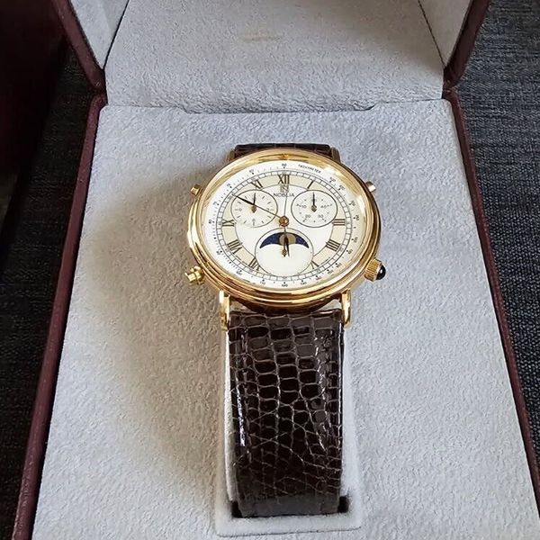 Noblia by Citizen Moon Phase Chronograph Tachymeter Men's Watch 3570 ...