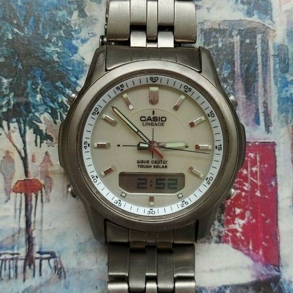 Casio LineAge Tought solar LCW-100T Titanium | WatchCharts Marketplace