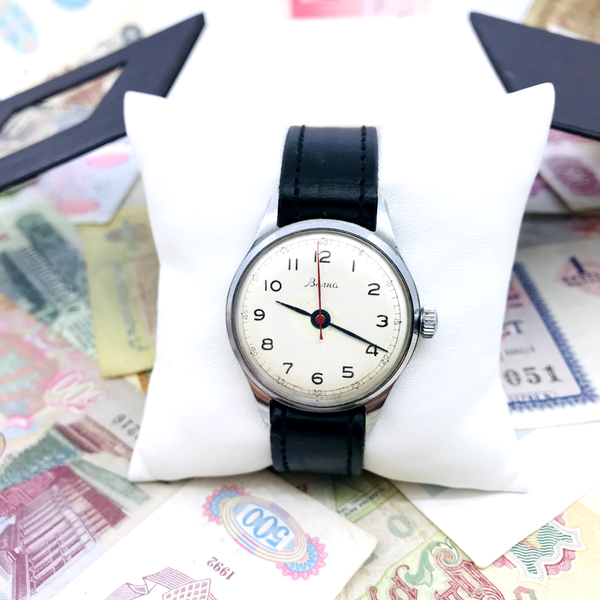 VERY RARY VINTAGE COLLECTIBLE SOVIET VOSTOK VOLNA Watch 18 j 1960 ...