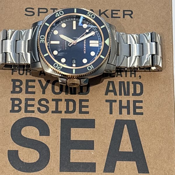 Spinnaker Hull Diver - Officer Blue - Leather Strap + PAM441 stainless ...