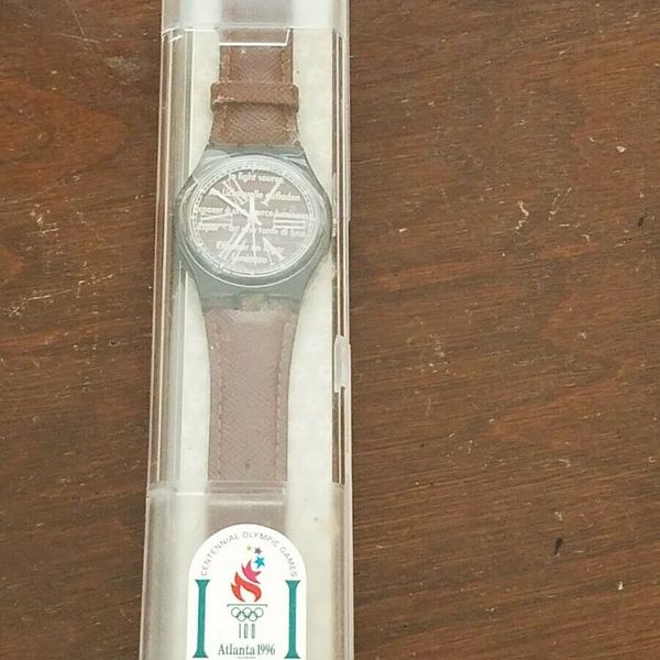 Vintage Swatch SRM100 Sign Of Times Solar Powered Watch New Old Stock ...
