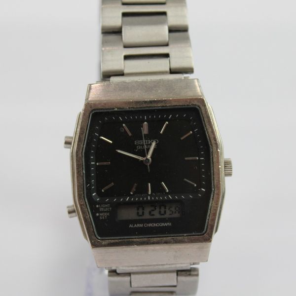 Mens Seiko Vintage Ana-Digi Watch Ref. H601-540A Quartz Working ...
