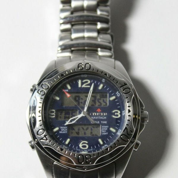 Citizen Promaster Navitach World Time watch from Texas estate ...