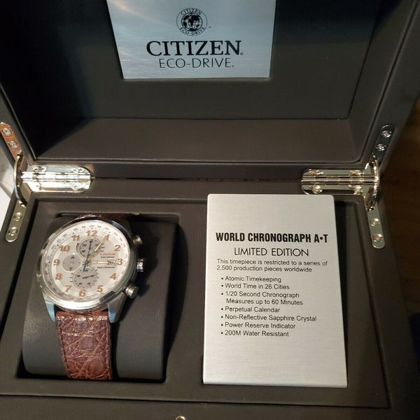 Citizen Eco-Drive World Chronograph A-T Limited Edition. | WatchCharts ...