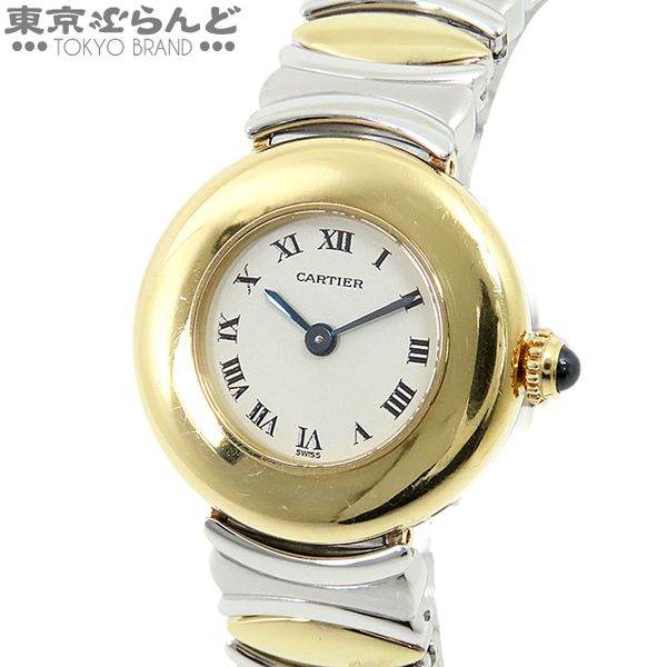 Cartier Cartier Collise Bell Epoch Watch Watch Ladies Quartz Battery ...
