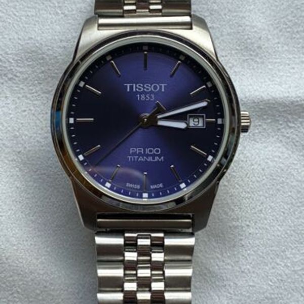 Tissot PR 100 Titanium T049410A Wrist Watch for Men | WatchCharts ...