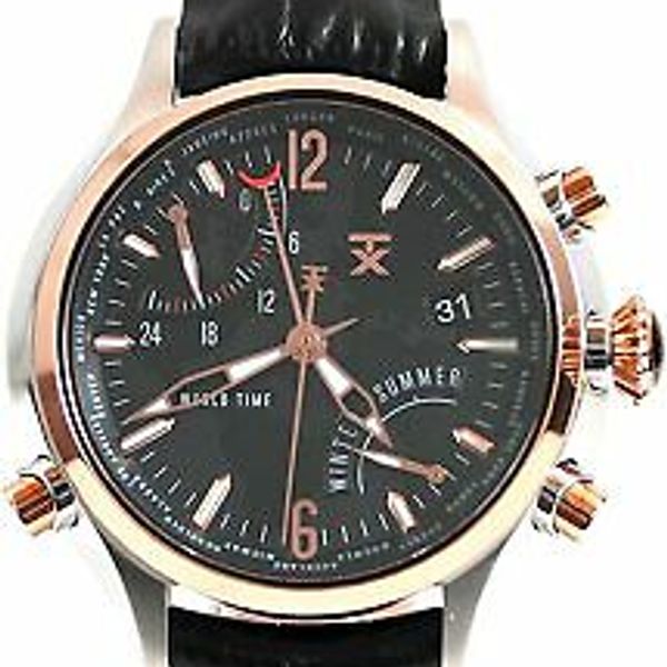 Timex Men's TX 500 Series World Time Chronograph 45mm Watch - Black ...