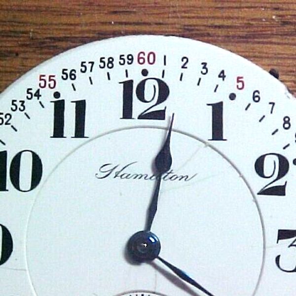 Hamilton 16S 21J 992 Montgomery Dial Open Face Lever Set Nickel ...