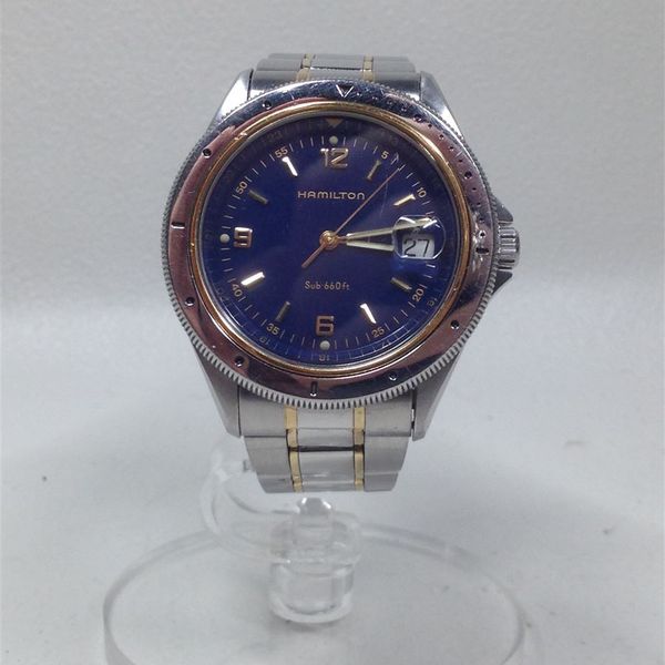 [Used] HAMILTON 9774/90s / Sub 660 ft / Quartz watch / Analog ...