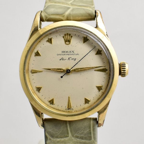 FS : Rolex 5506 Air King Gold Plated | WatchCharts Marketplace