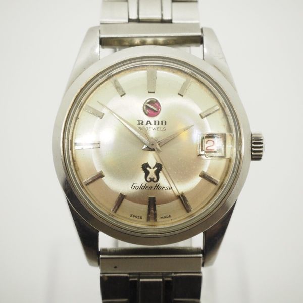 Rado Golden Horse 30 Jewels Watch Automatic Mens 34mm Silver Dial Round ...