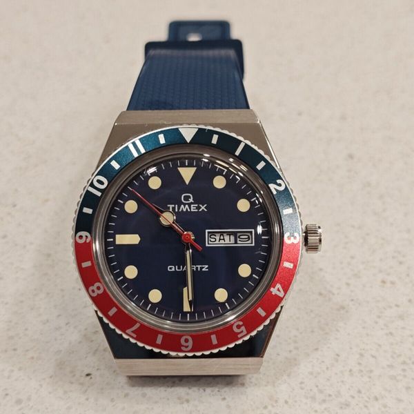 Timex Q Pepsi Reissue 38mm (Pre-Owned) | WatchCharts Marketplace