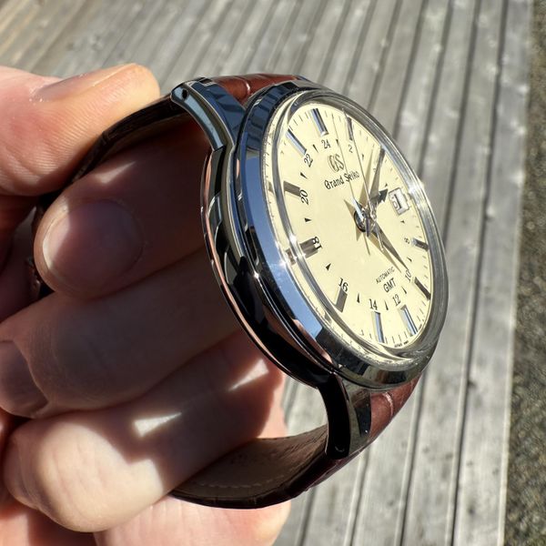 [WTS] 2024 Grand Seiko Elegance Mechanical GMT Ivory Dial Steel 39.5 mm ...