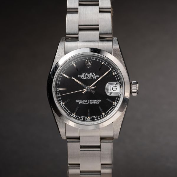 FS: 1998 Rolex Ladies DateJust 68240 Black Dial with Papers ...